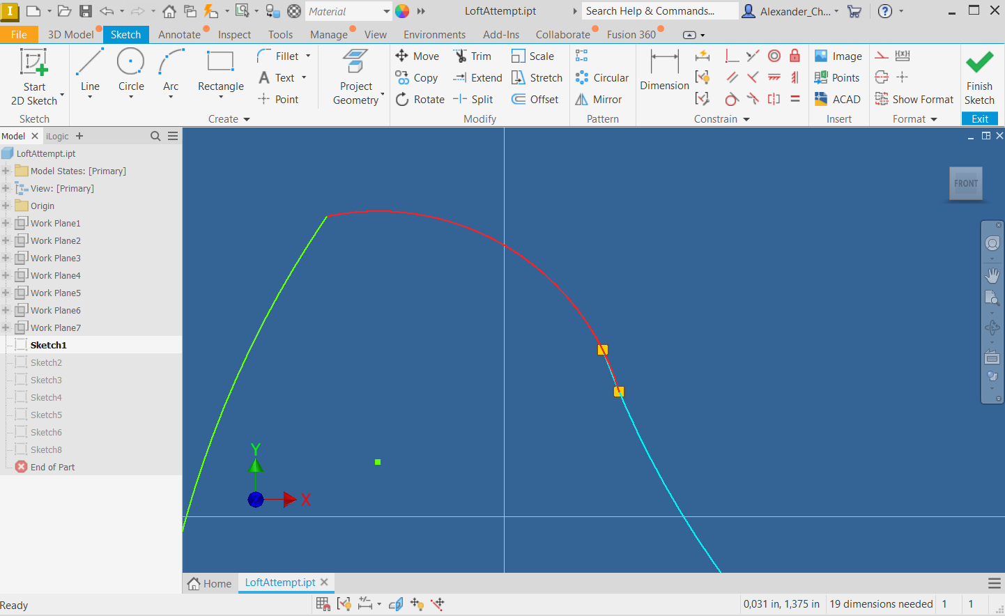 Troubles Using Loft with Many Workplanes - Autodesk Community