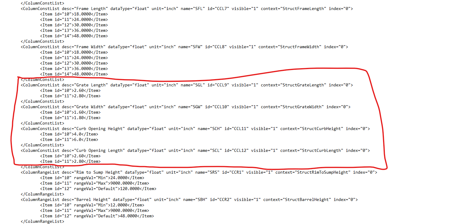 Adding Storm Structure Part Properties to XML File Results in Redundant Properties in DWG ...