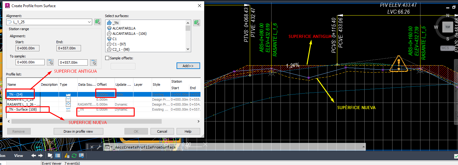 Solucionado: Actualización automática de perfil de terreno en perfiles de vista usando Data ...