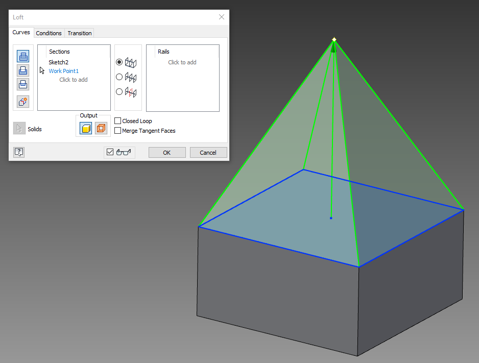 Allow projected sketch geometry to be used directly for extruded ...