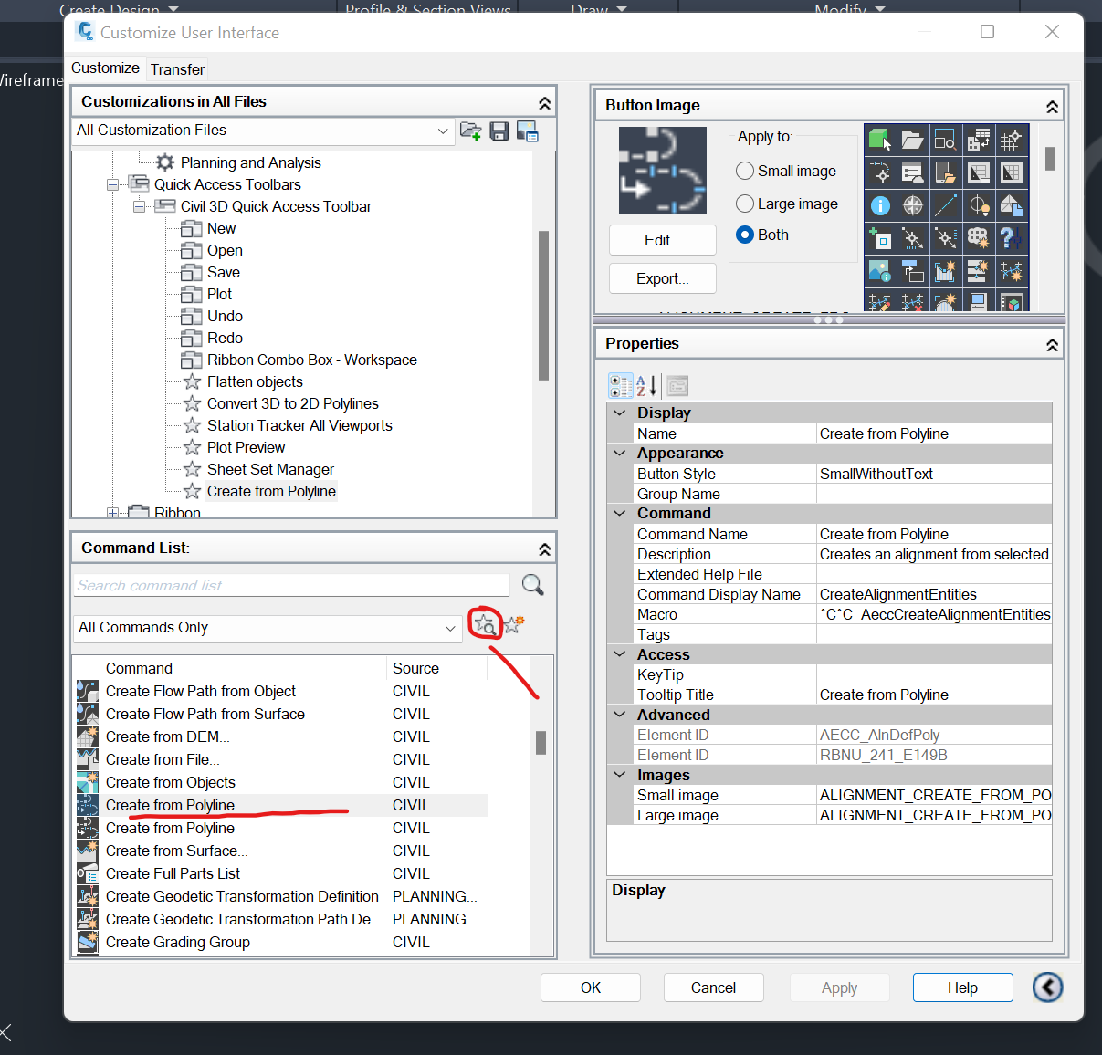 Shortcut for "Create Alignment for Objects" - Autodesk Community