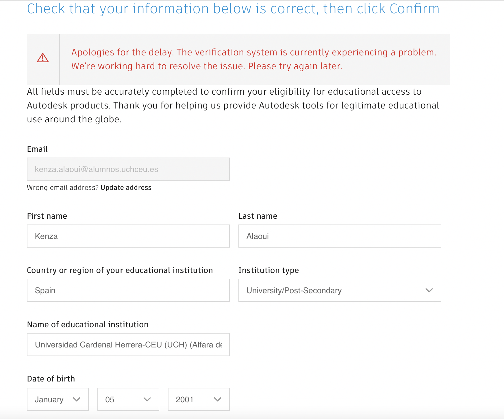 my license is not working - Autodesk Community