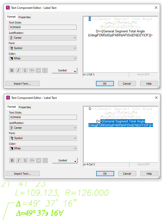 Solved: Delta Label Style issues. - Autodesk Community