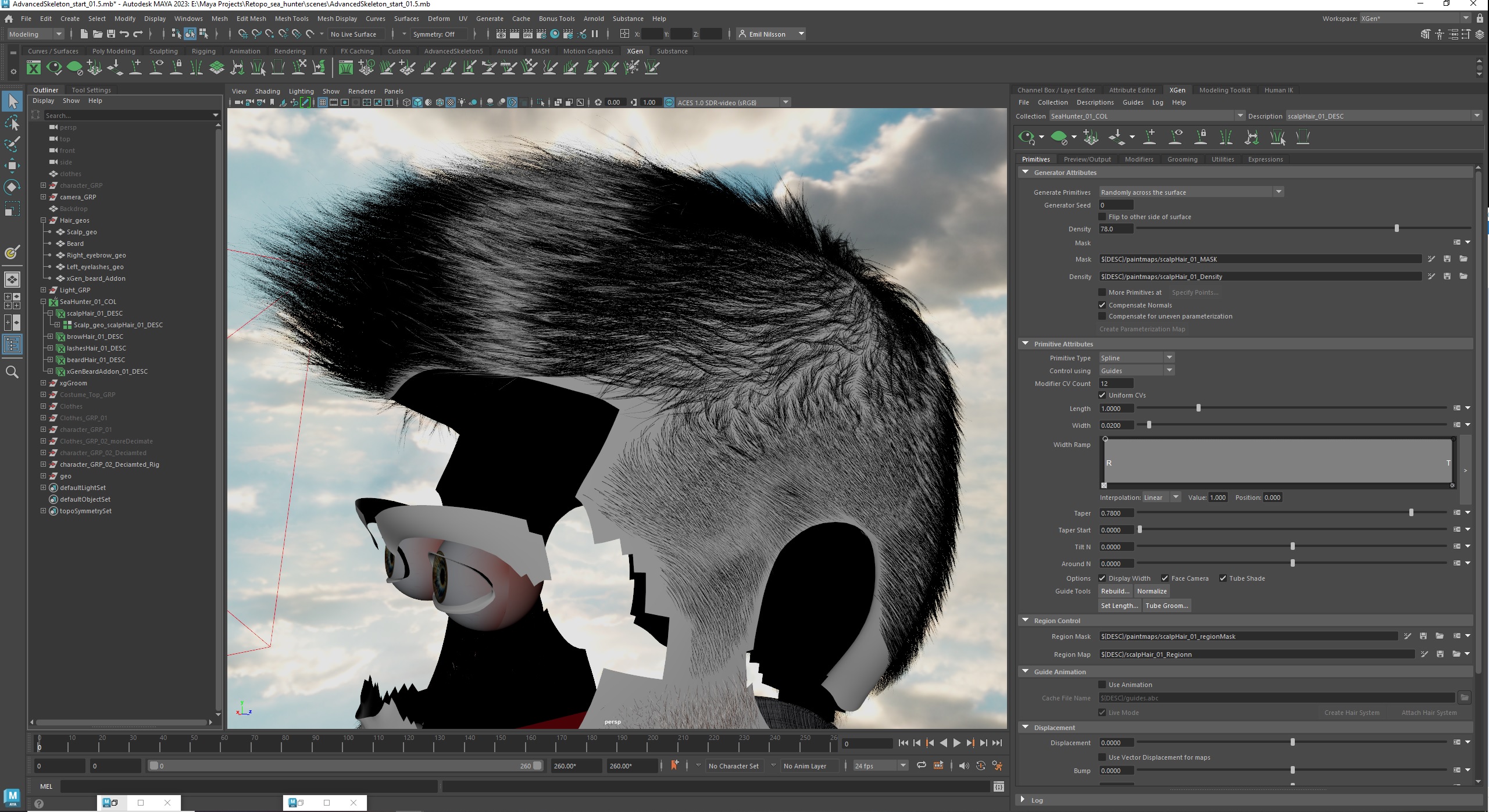 Transfering xGen painted maps to new scene, same project - Autodesk ...