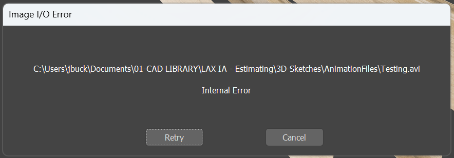 Issues with Saving a Sequence of .png to an .avi file... - Autodesk Community