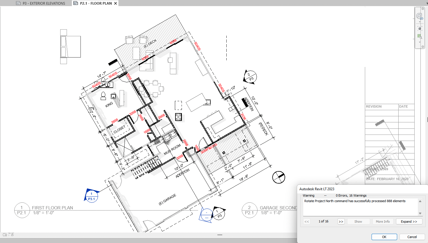 Solved: Revit LT 2023 Project North not rotating all 3D or 2D elements ...