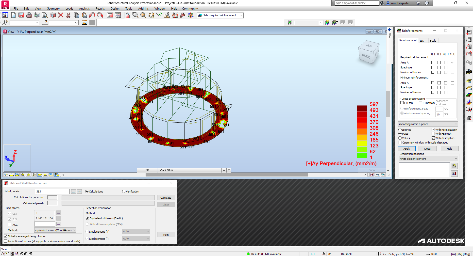 Solved Provided Reinforcement Is Greyed Out After Calculating Required Reinforcement Autodesk 