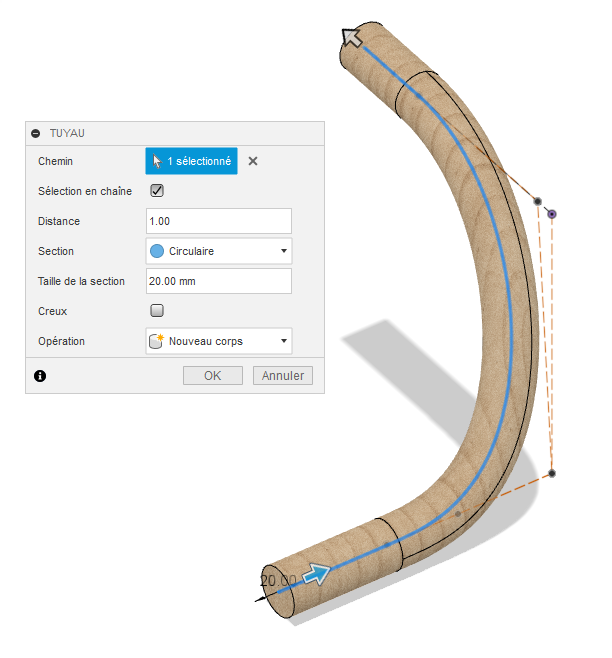 Résolu : Fusion 360 : Aide à la conception d'une pièce type tobogan ...