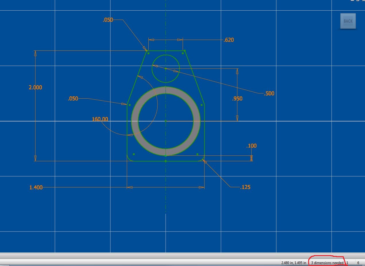 Solved: Constrains dimensions question - Autodesk Community