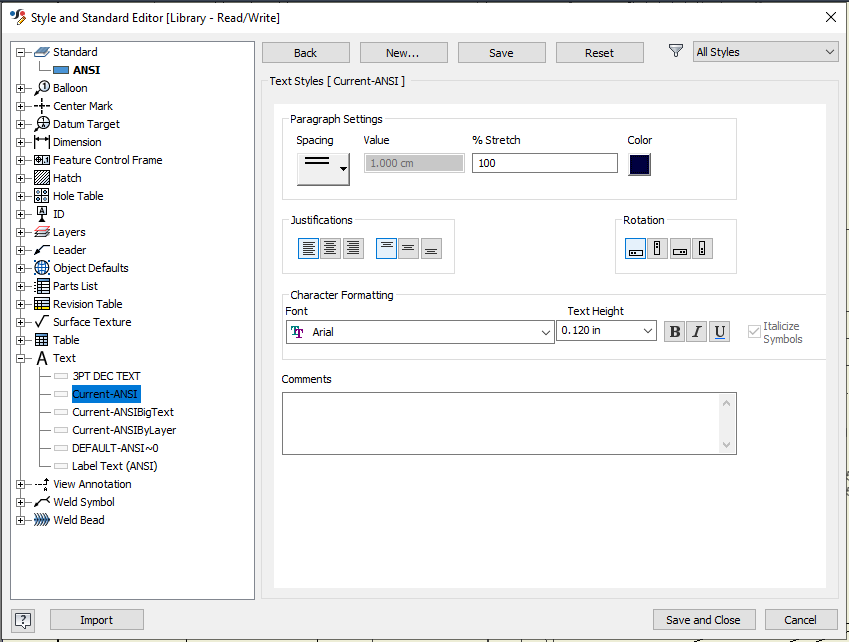 Solved: How to change Default Text settings for Sketches in Drawings ...