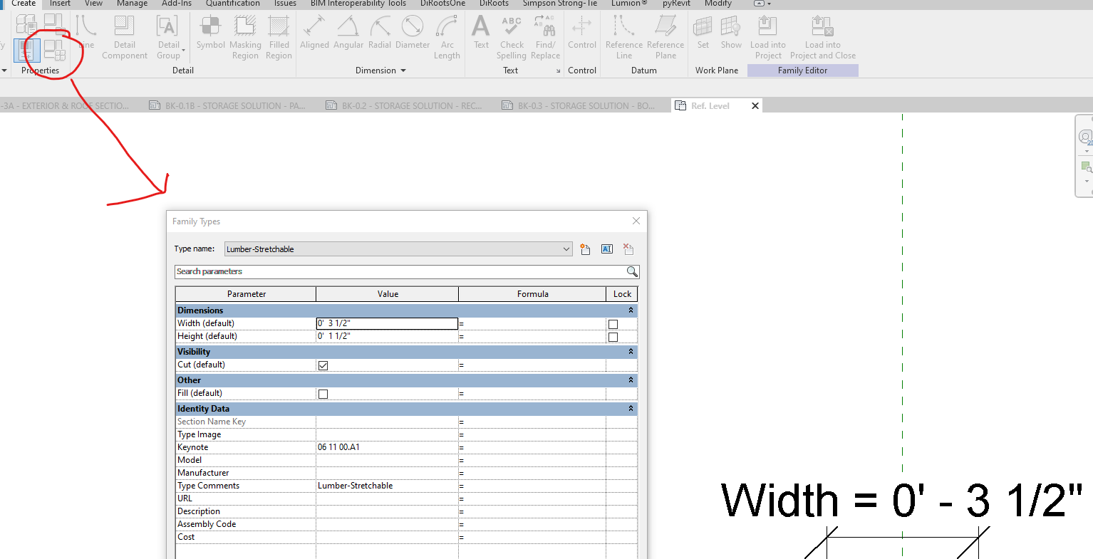 Dimensions of doors families. - Autodesk Community