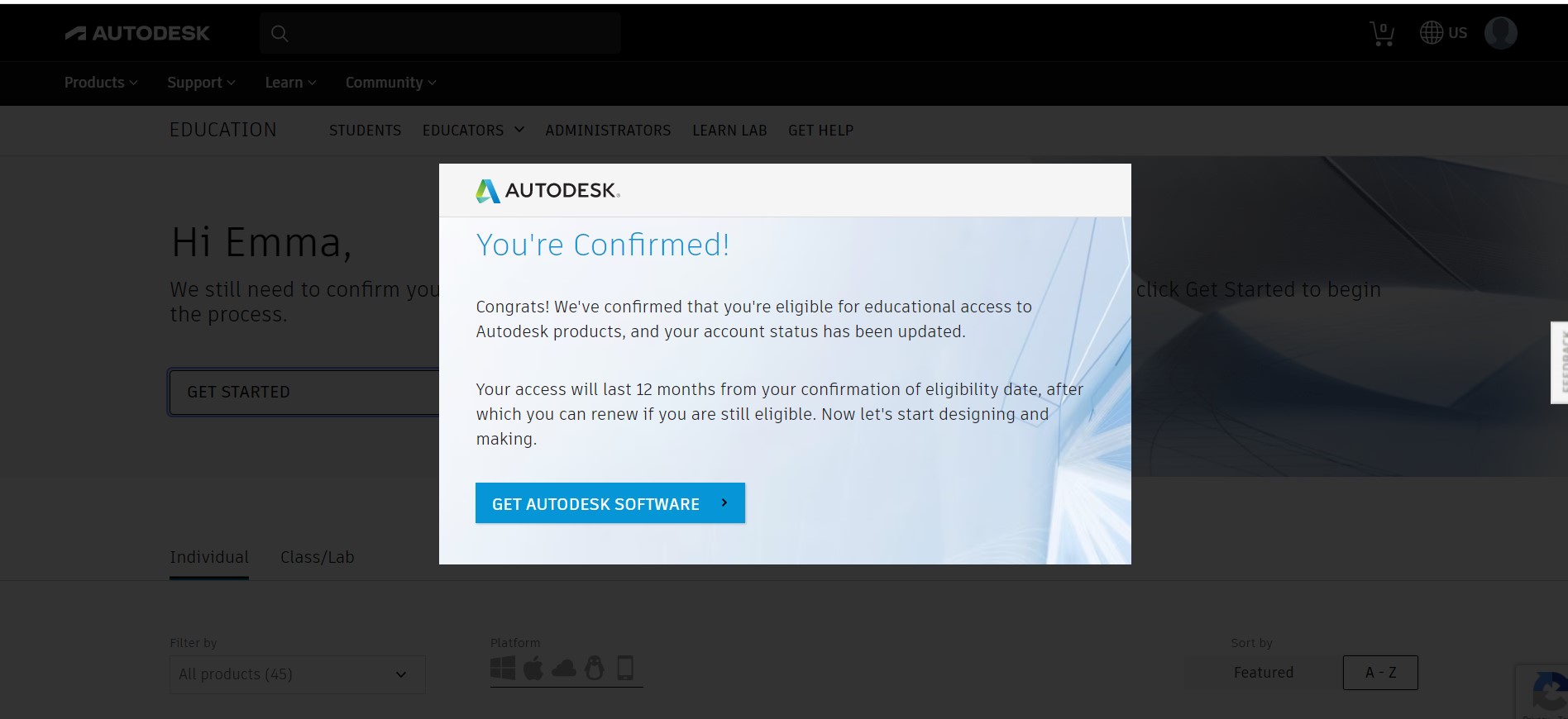 Autodesk Website Glitching/Isn't Recognizing My Renewed Student License ...