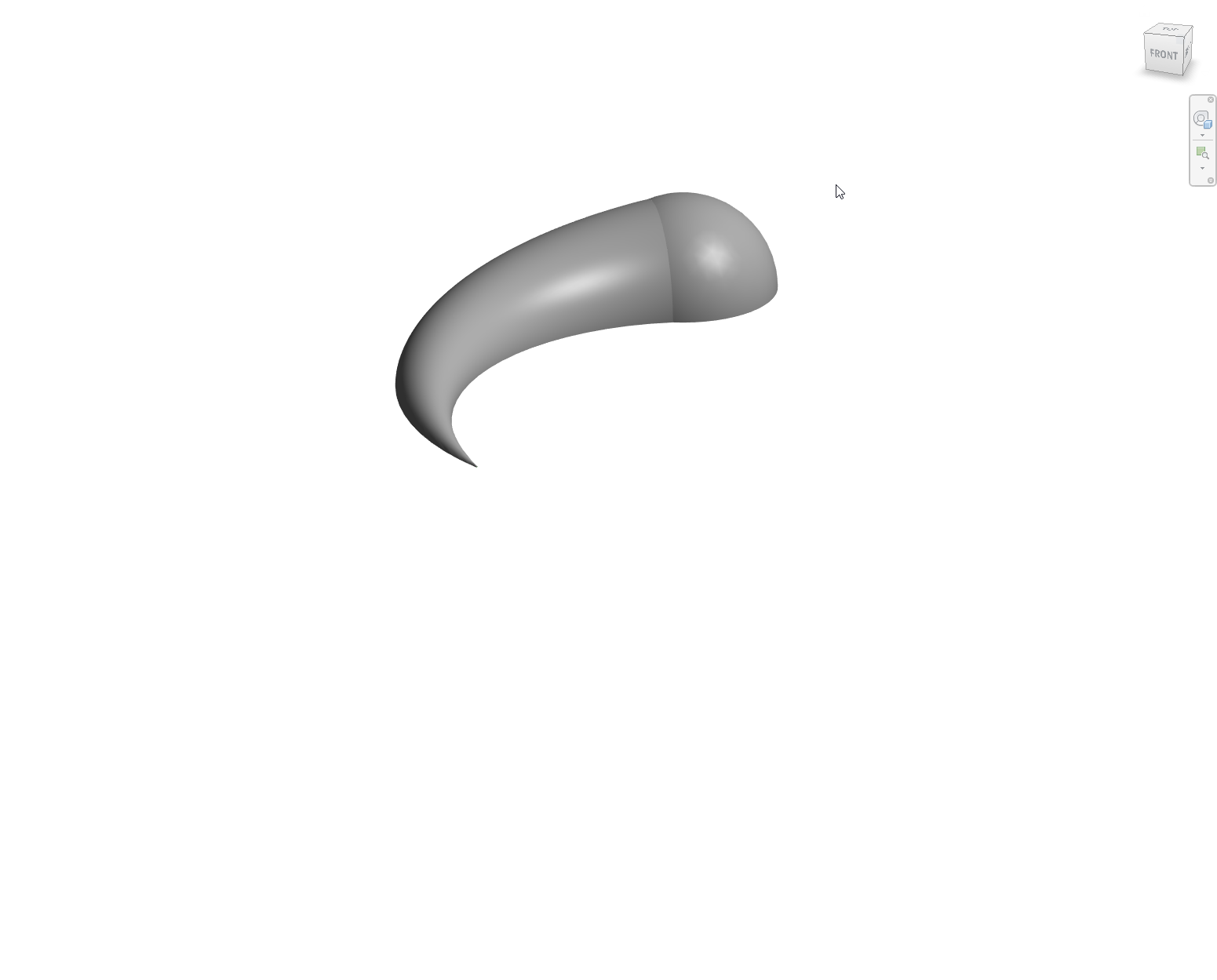 Solved: smoothed edge with radius and non-revolving "water drop ...