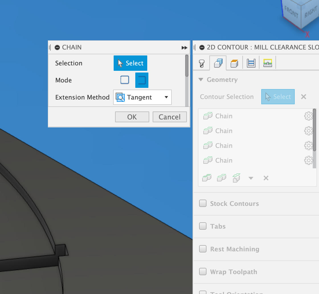 Solved: Toolpathing Geometry Selection, Open Contour. - Autodesk Community
