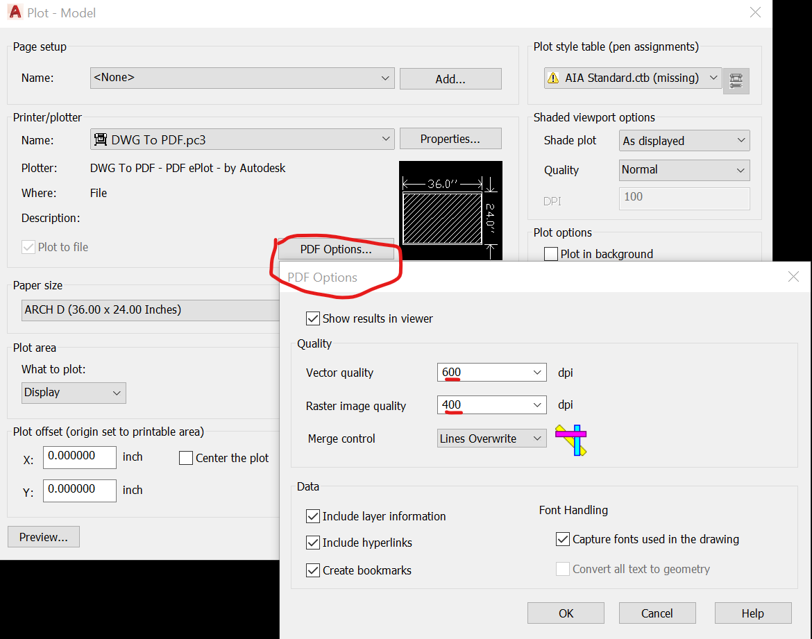 Photoshop issue: AutoCAD PDF dpi remain unchanged in print even if I ...