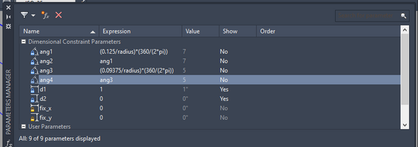 Formula Driven Dimensional Constraints with action parameters? - Autodesk Community