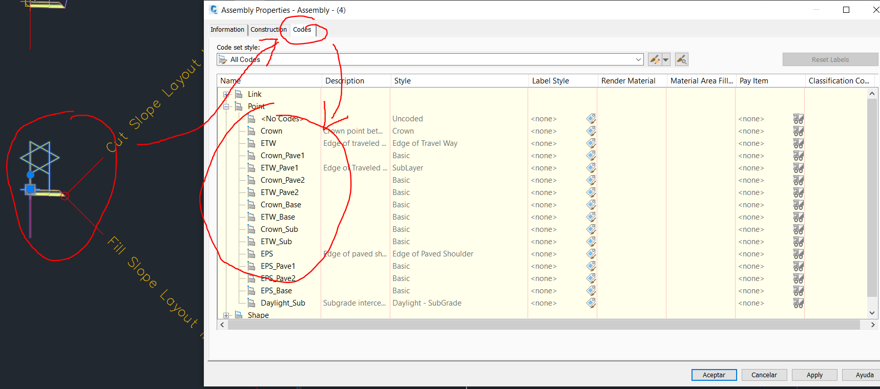 Solucionado: Ayuda generación markpoint en assembly en Civil 3D ...