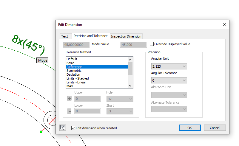 Solved: Basic dimension covers more then dimension value - Autodesk Community