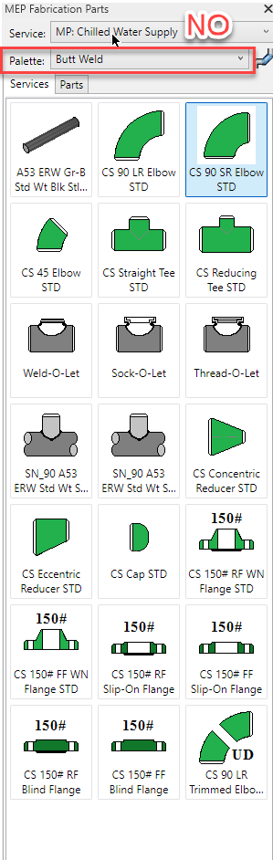 MEP Fabrication Parts Tab - Autodesk Community