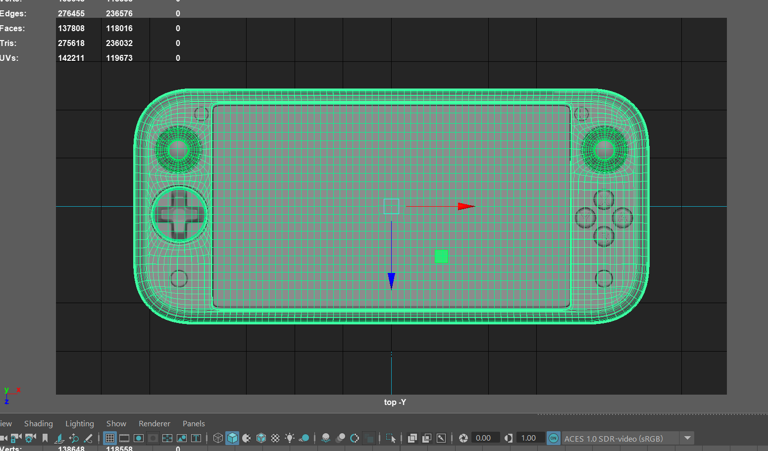 Solved: I can see all topology of my object and I want to see just the top and not the bottom ...