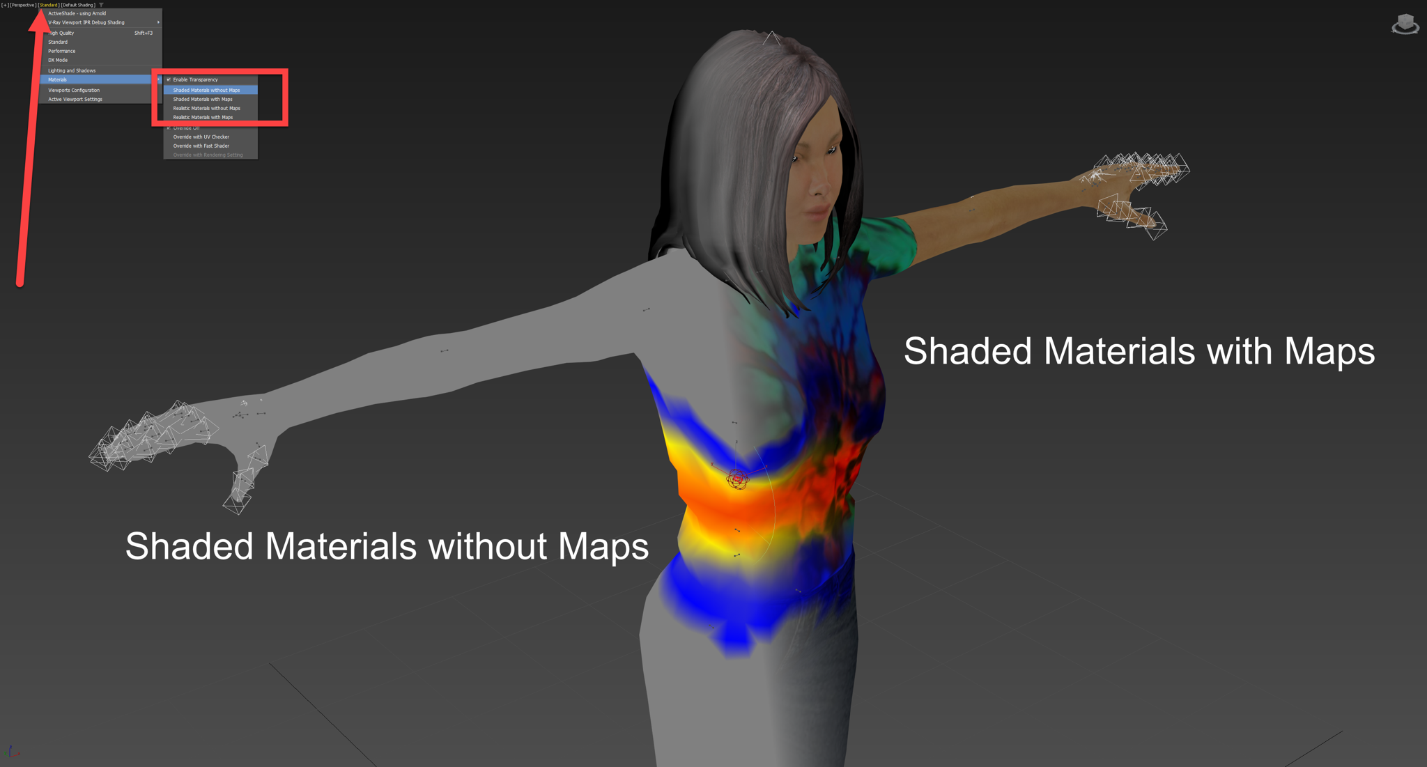 Solved: How to view object without texture applied while painting weights - Autodesk Community