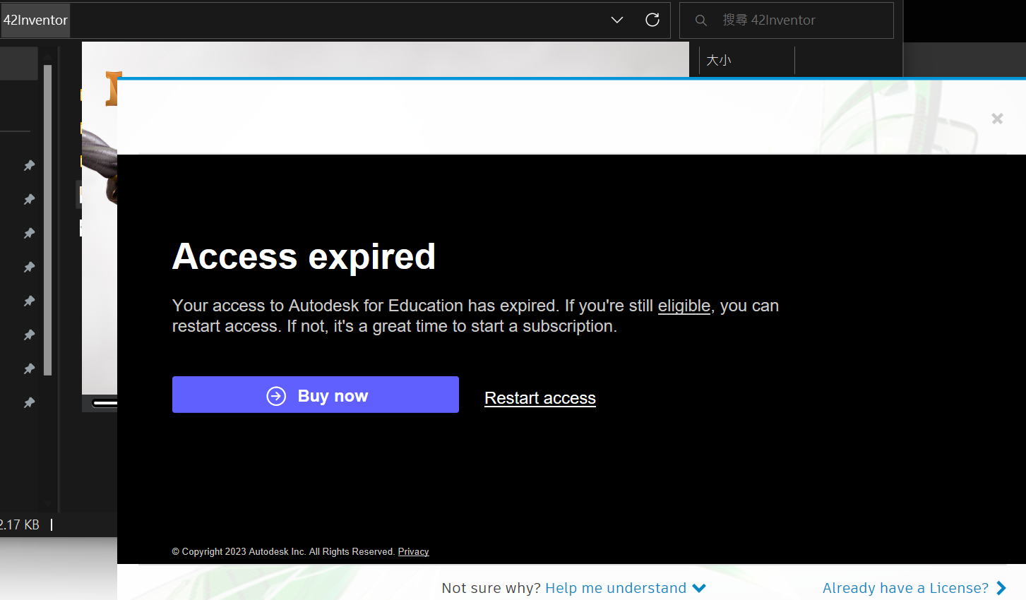 Solved: Autodesk Inventor Student License is not Extended Loacally ...