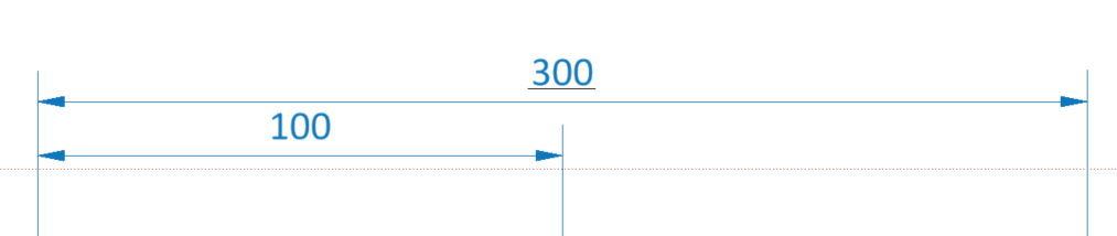 the dimensions that are no longer to scale to be underlined ...