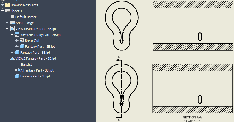 Solved: Change existing projected view to a section view - Autodesk Community