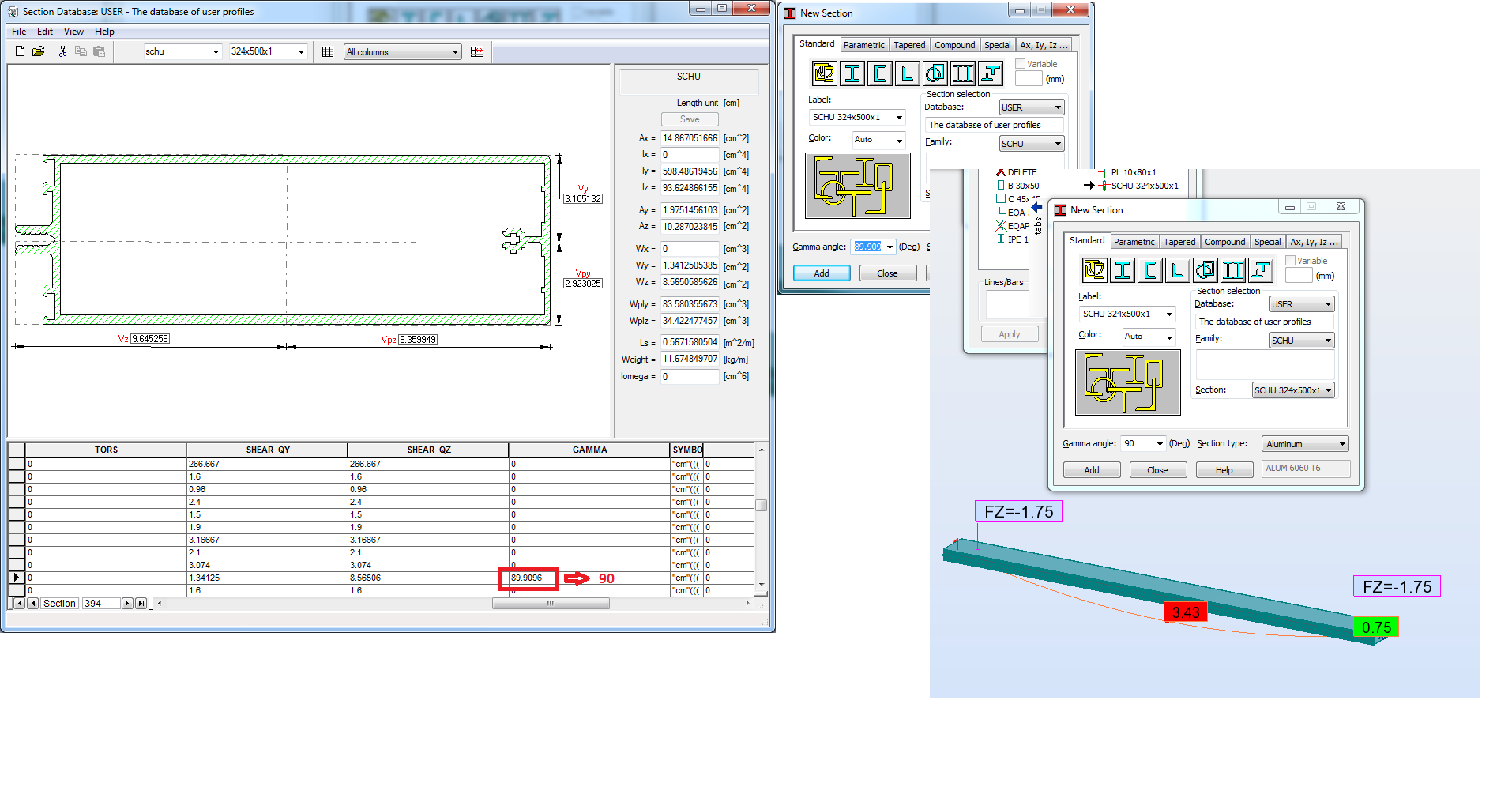 Solved: Vertical deflection wrong in 2D frame - Autodesk Community