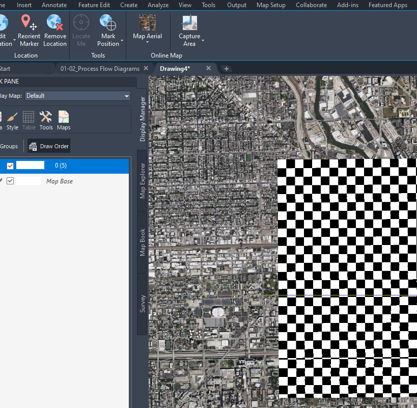 Solved: Data Connect to WMS showing black & white checker pattern instead of aerial - Autodesk ...