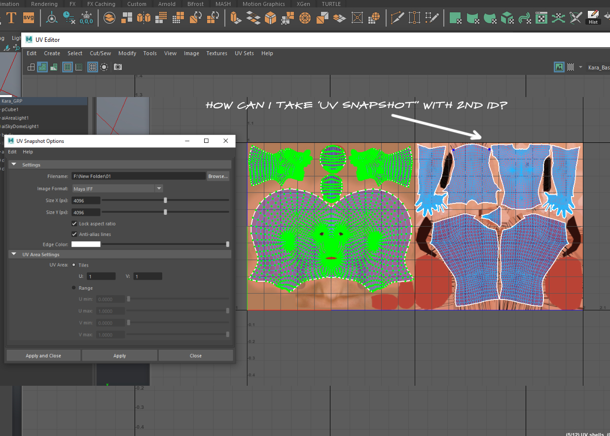 Multiple UV Snapshot Option - Autodesk Community