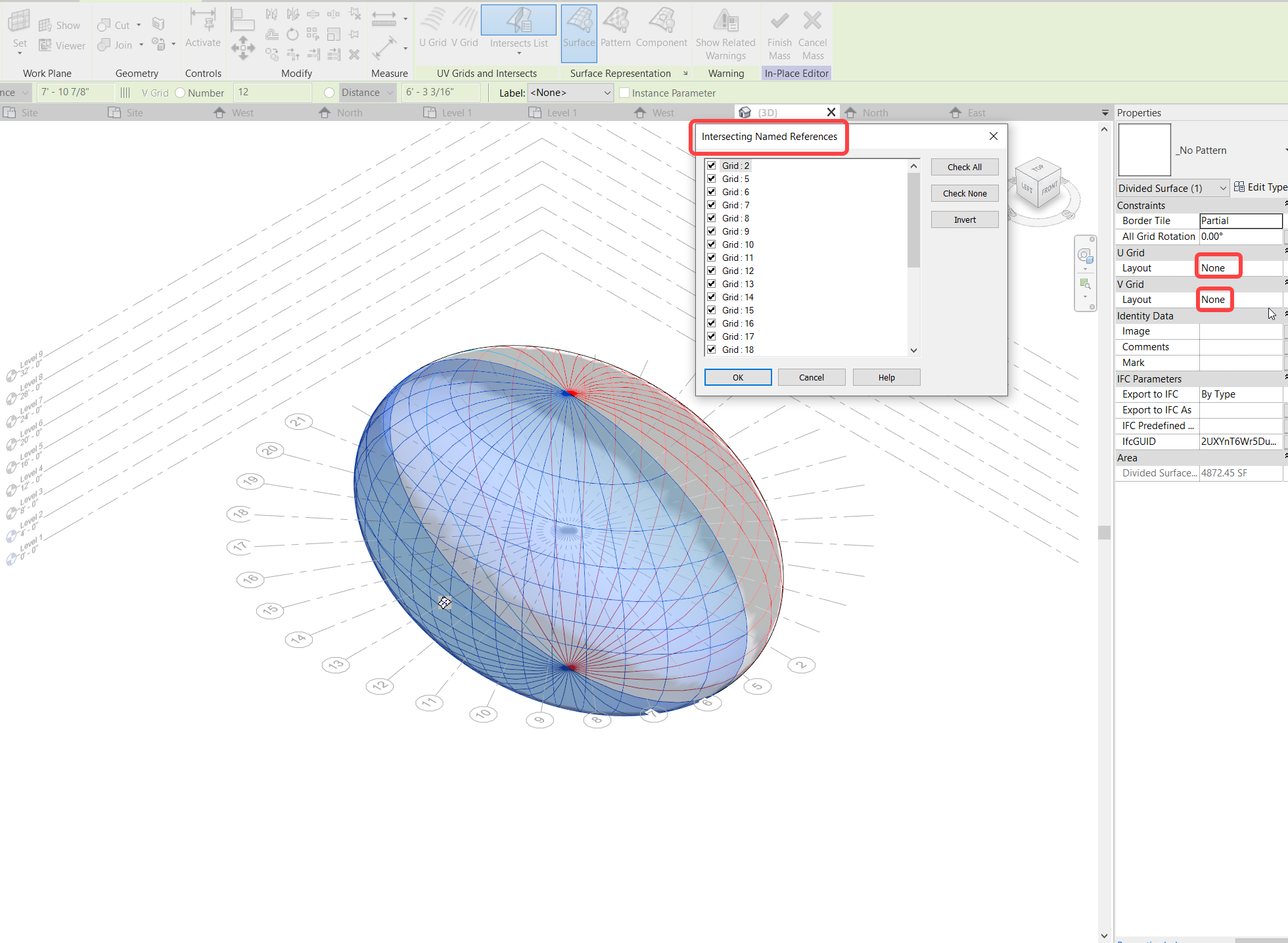 How to divide surface of an oval mass radially from the top - Autodesk ...