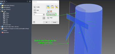 Solved: Extruding/Embossing Cylinder??? Adding Unique Grips to Cylinder? - Autodesk Community