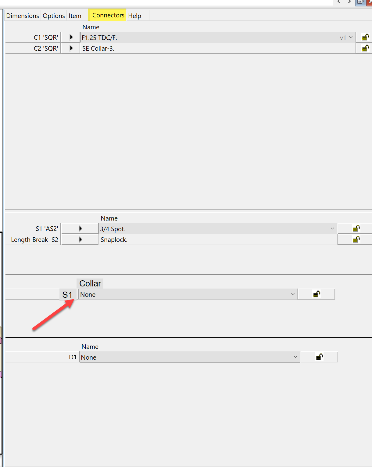Add round collar seam to Connector tab. - Autodesk Community