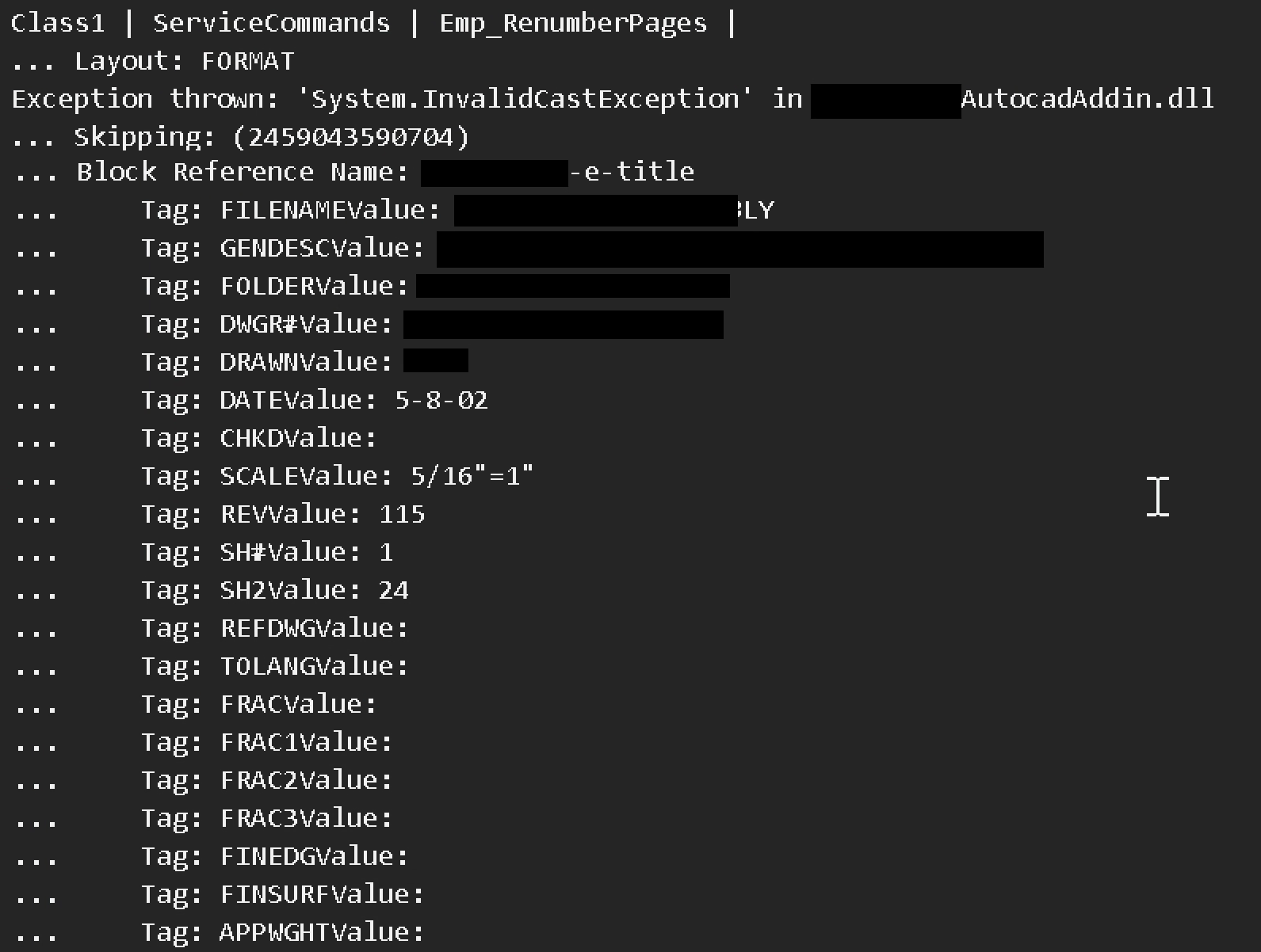 Solved: Get block references from layout - Autodesk Community