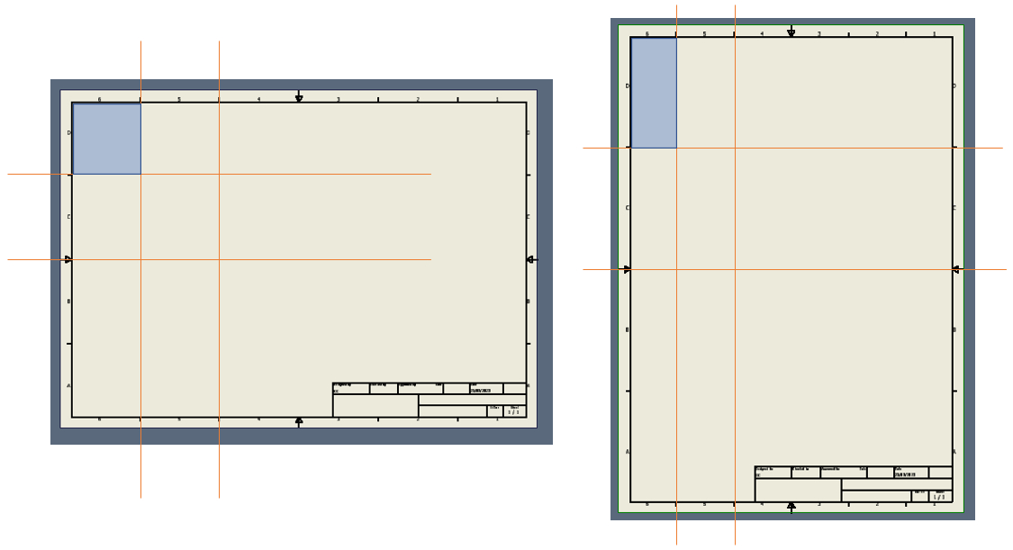 Drawing Border - Numbering vs Orientation - Autodesk Community