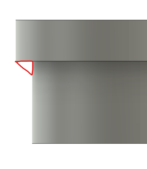 Solved: How can I add a 45 deg chamfer (full closing edge) on the ...