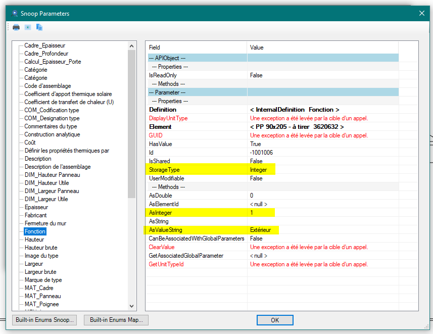 Résolu : Revit : C# Fonction : pour les portes comment on récupère l ...