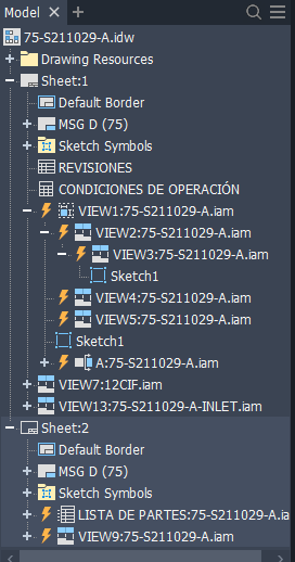 Inventor assembly reference in drawing view tree - Autodesk Community