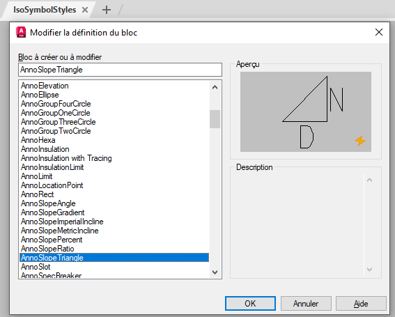 How to remove the slope pipe skew triangle in isometric drawing ...