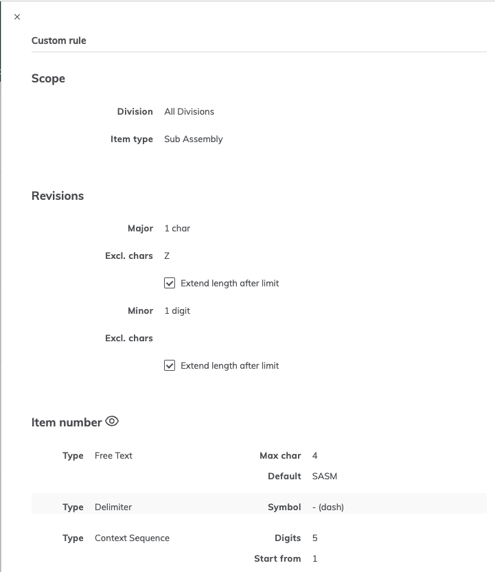 Add a dropdown to select pre-determined Free text for prefix of an Item number - Autodesk Community
