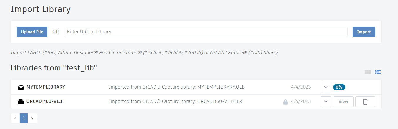 import library from OrCad to EAGLE process stack on 0% - Autodesk Community