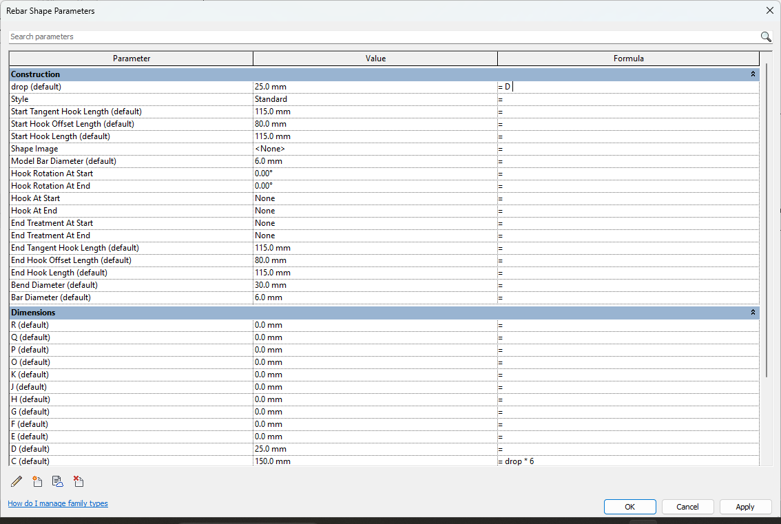 Set rebar parameter based on formula - Autodesk Community