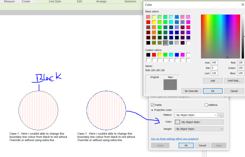 Solved: Filled Region boundary line type ,colour & line weight changes ...