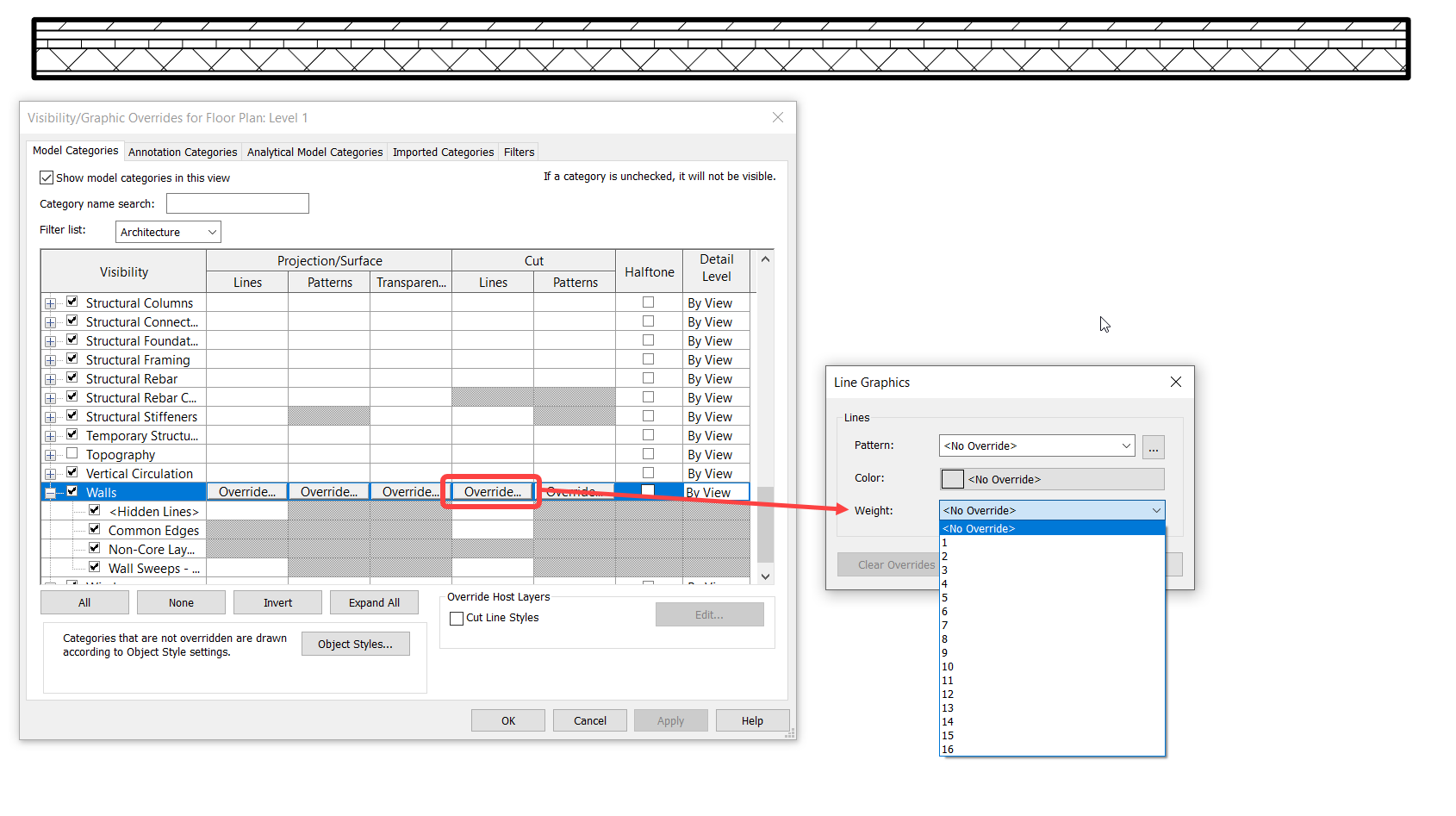 Solved: Wall plan view - Autodesk Community