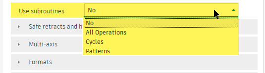 Solved: Post processor: Understanding subprogram & pattern ...