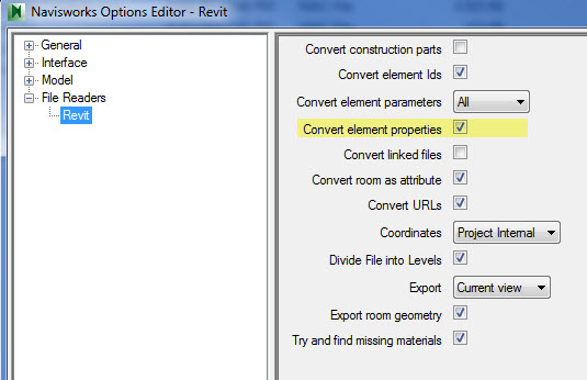 How to bring detailed object properties from Revit into Navisworks? - Autodesk Community