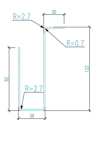 Solved: Folded beams interior radius of bending - Autodesk Community