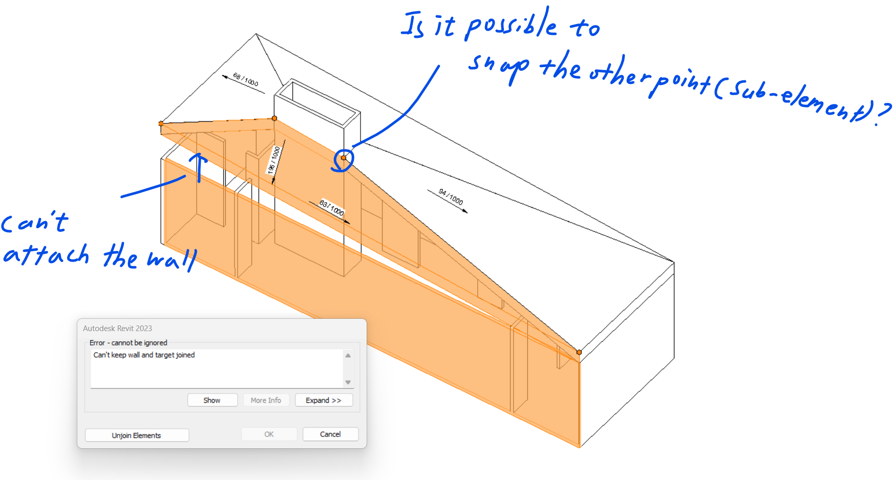 Solved: How to model a roof on a slope surface? - Autodesk Community