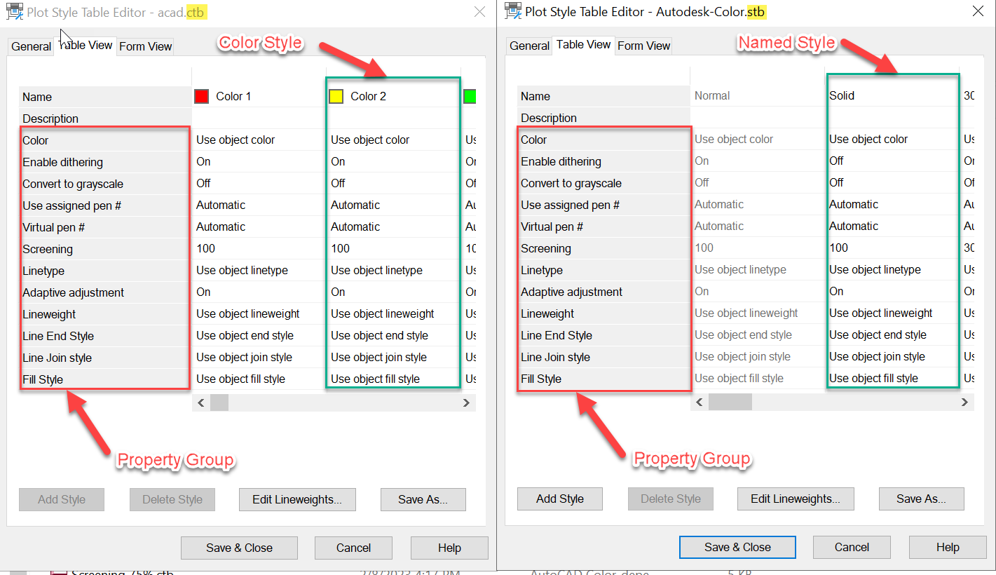 Solved: how to switch between plot style modes? - Autodesk Community